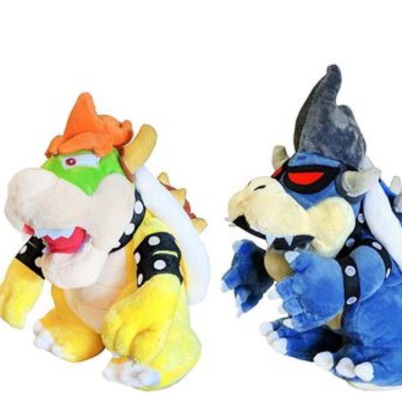 Toys | Bowser King And Dark Blue King Bowser Plush Set 2 Pcs Approx 1 ...